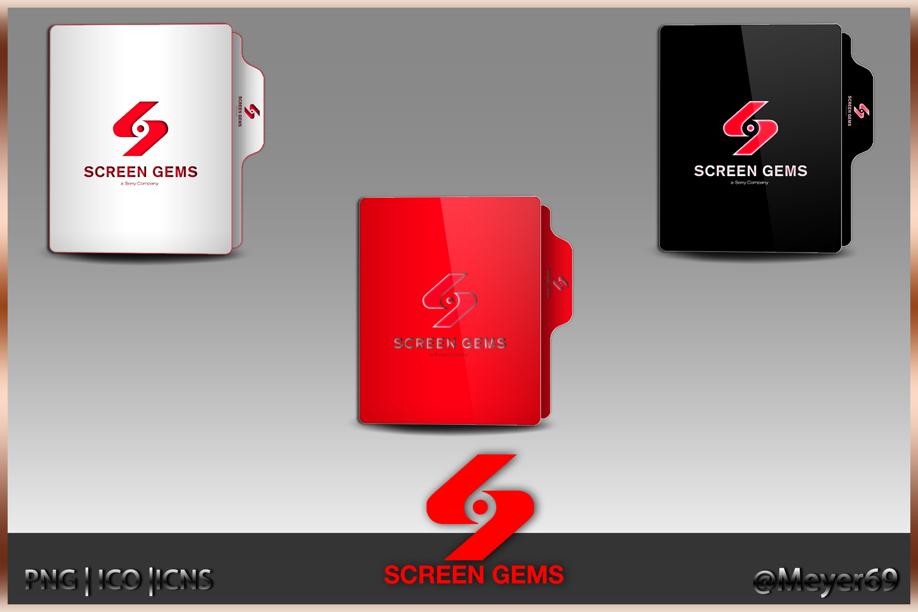 Screen Gems Studio Folder Icons by Meyer69 on DeviantArt