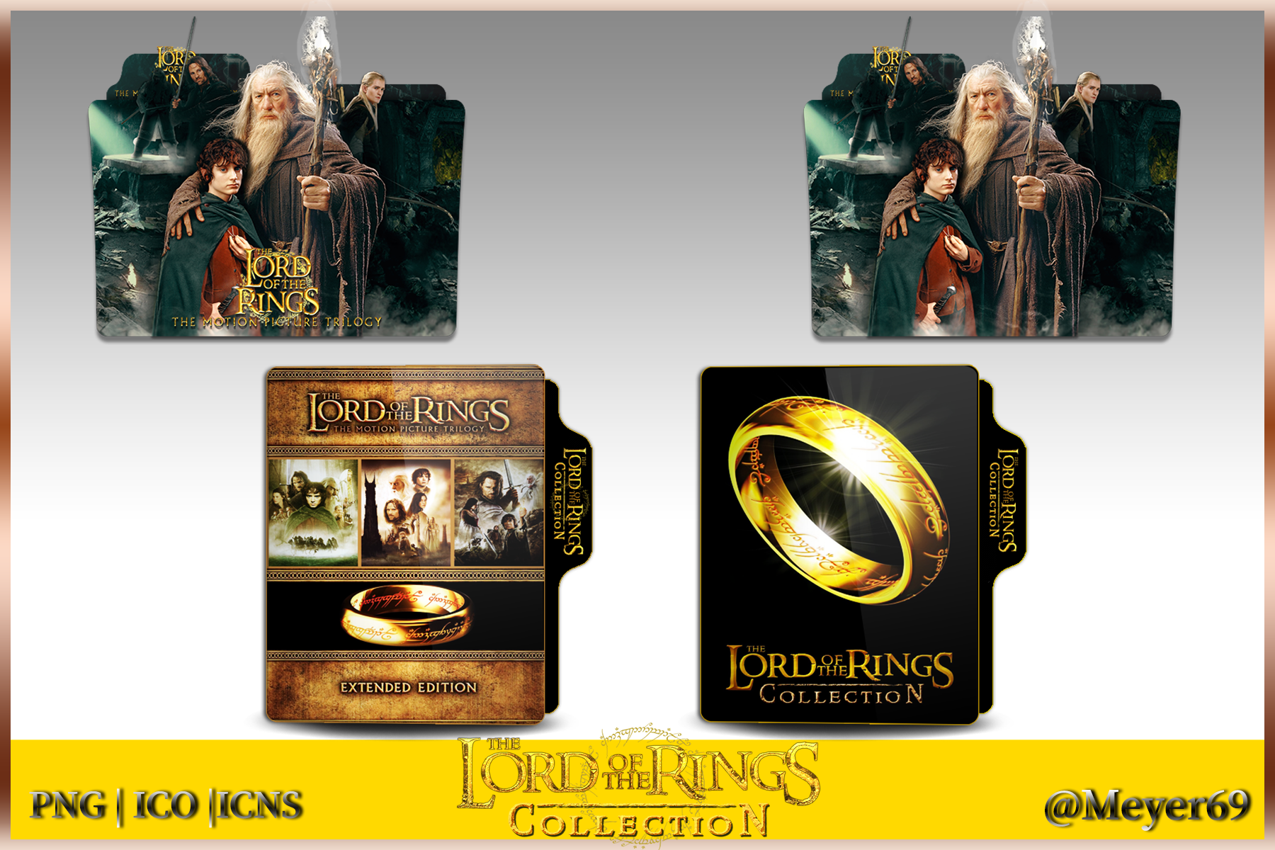The Lord of the Rings Collection Folder icon Pack by Meyer69 on DeviantArt