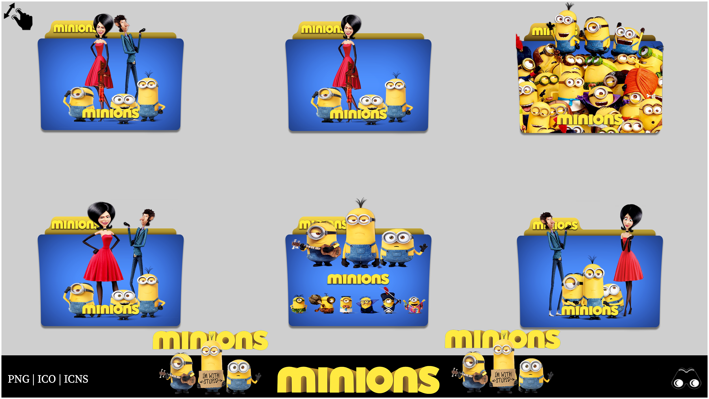 Minions (2015) Folder icon Pack by Meyer69 on DeviantArt