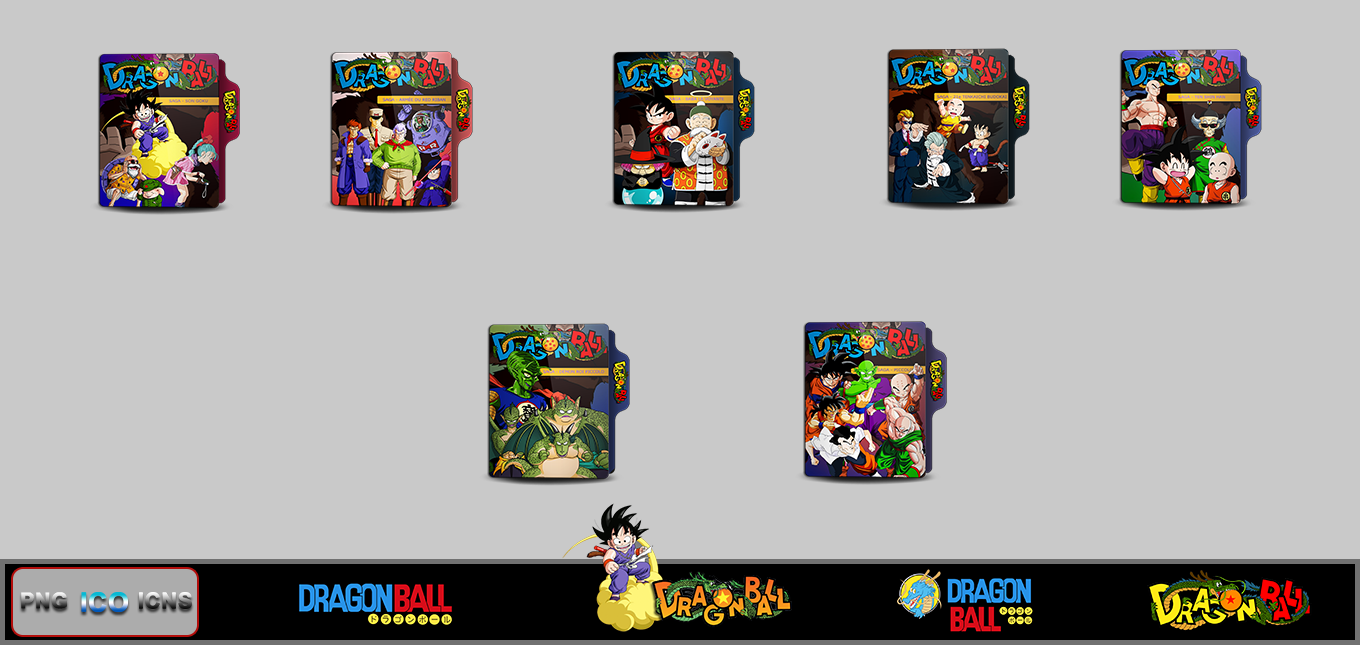 Dragon Ball ark Folder icon pack by Meyer69 on DeviantArt