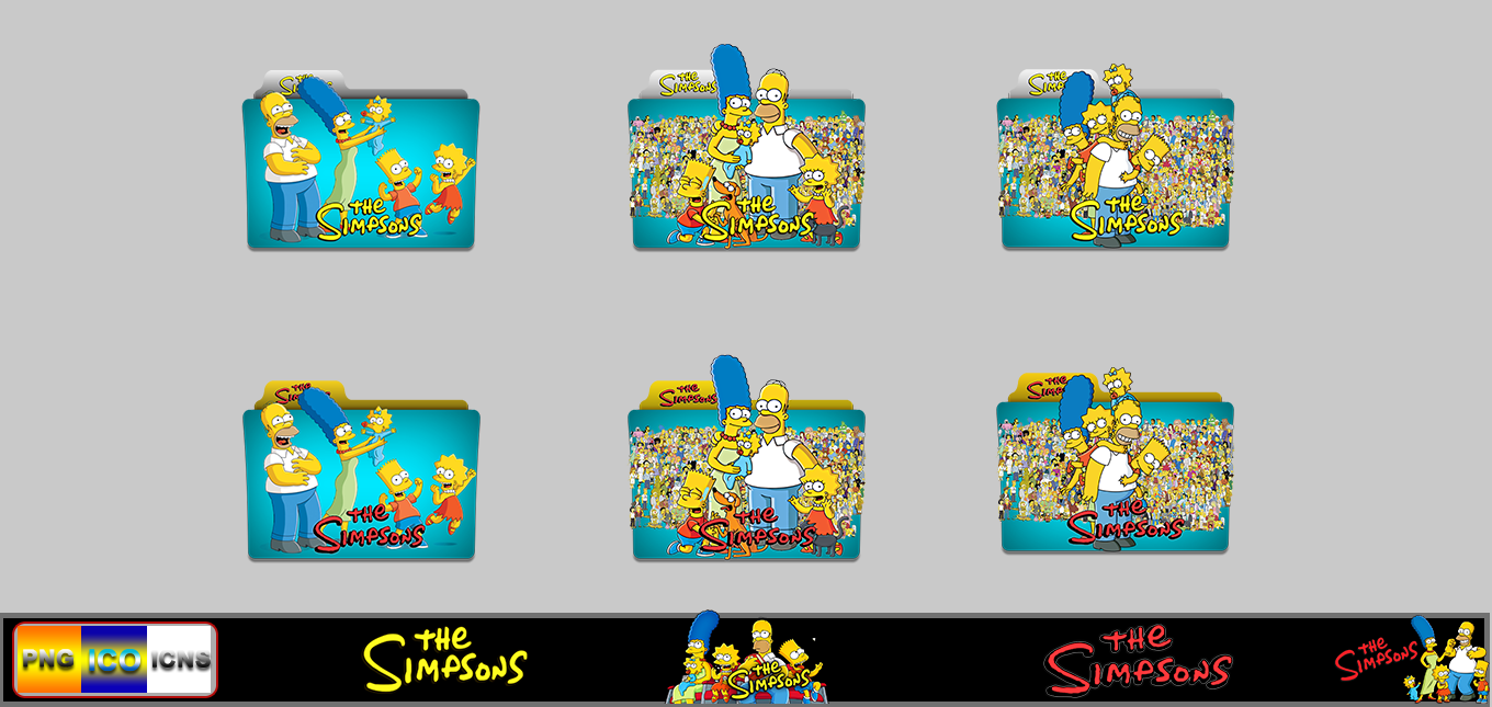 The Simpsons Folder icon pack by Meyer69 on DeviantArt