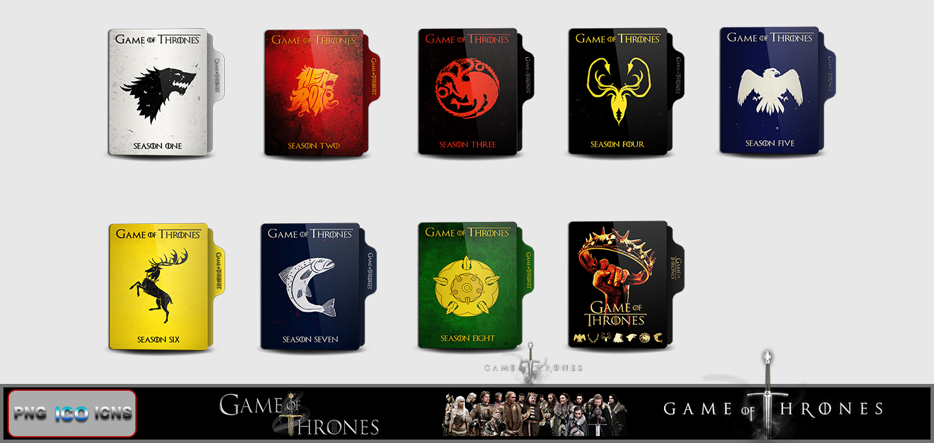 Game of Thrones Folder icon pack by Meyer69 on DeviantArt