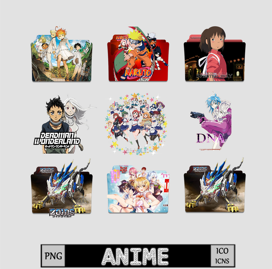 Anime icon pack 2 by Meyer69 on DeviantArt