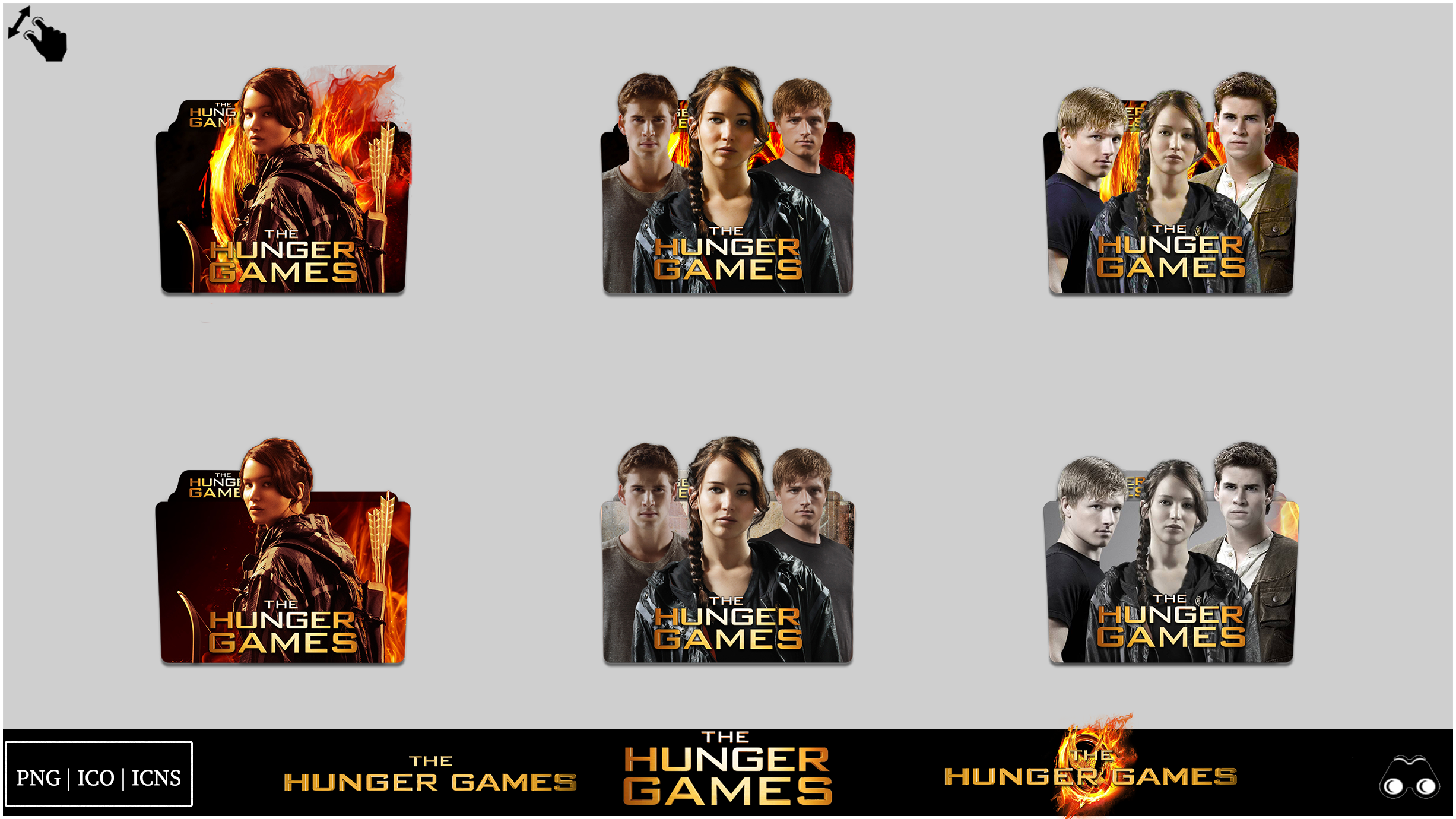 The Hunger Games Folder icon pack by Meyer69 on DeviantArt