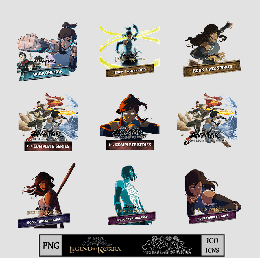 The Legend of Korra icon pack by Meyer69 on DeviantArt
