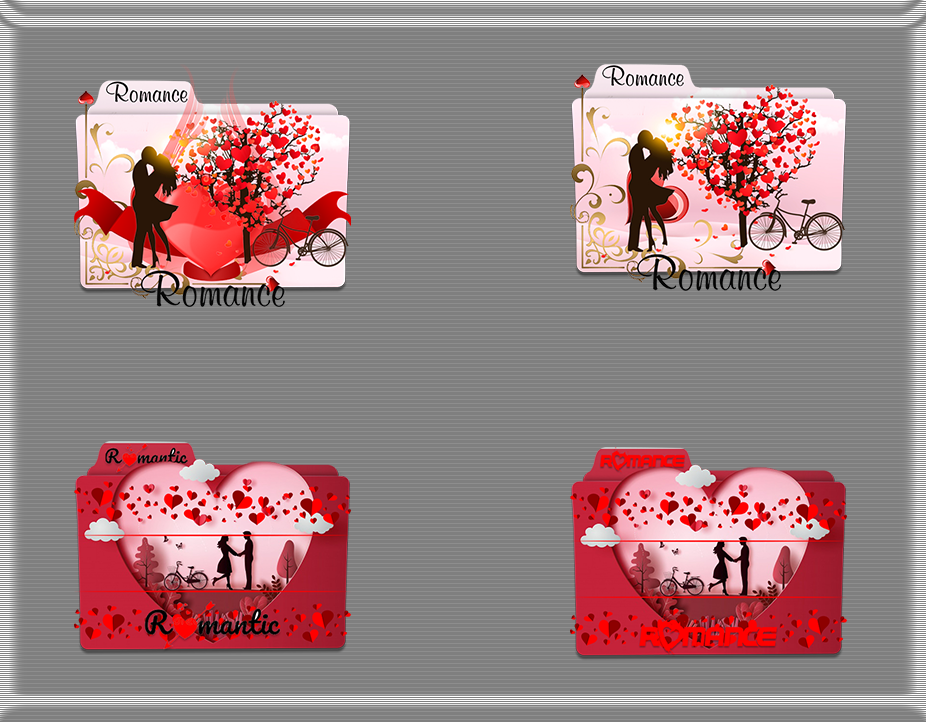 Romance Genre Folder icon pack by Meyer69 on DeviantArt