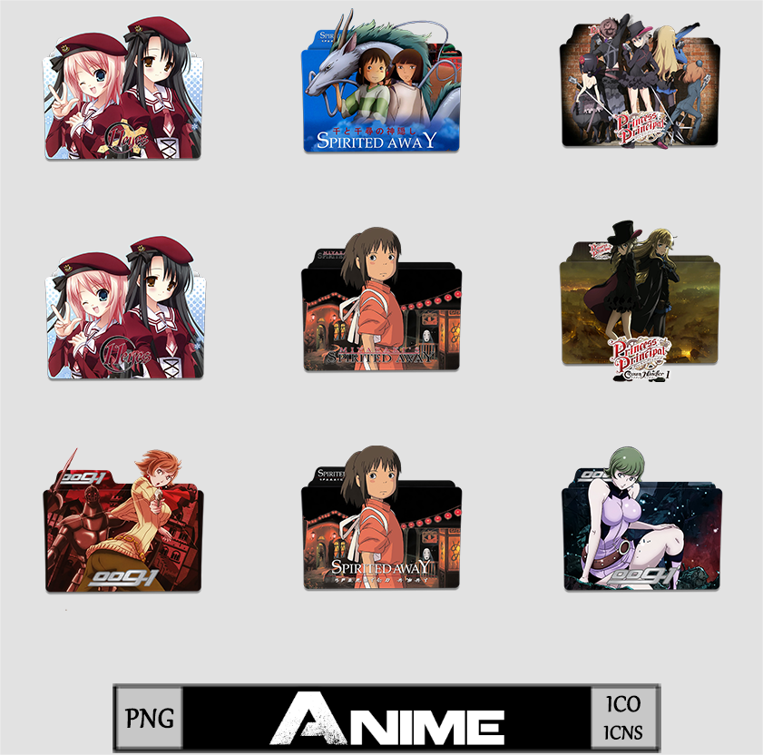 Anime Folder icon pack 2 by Meyer69 on DeviantArt