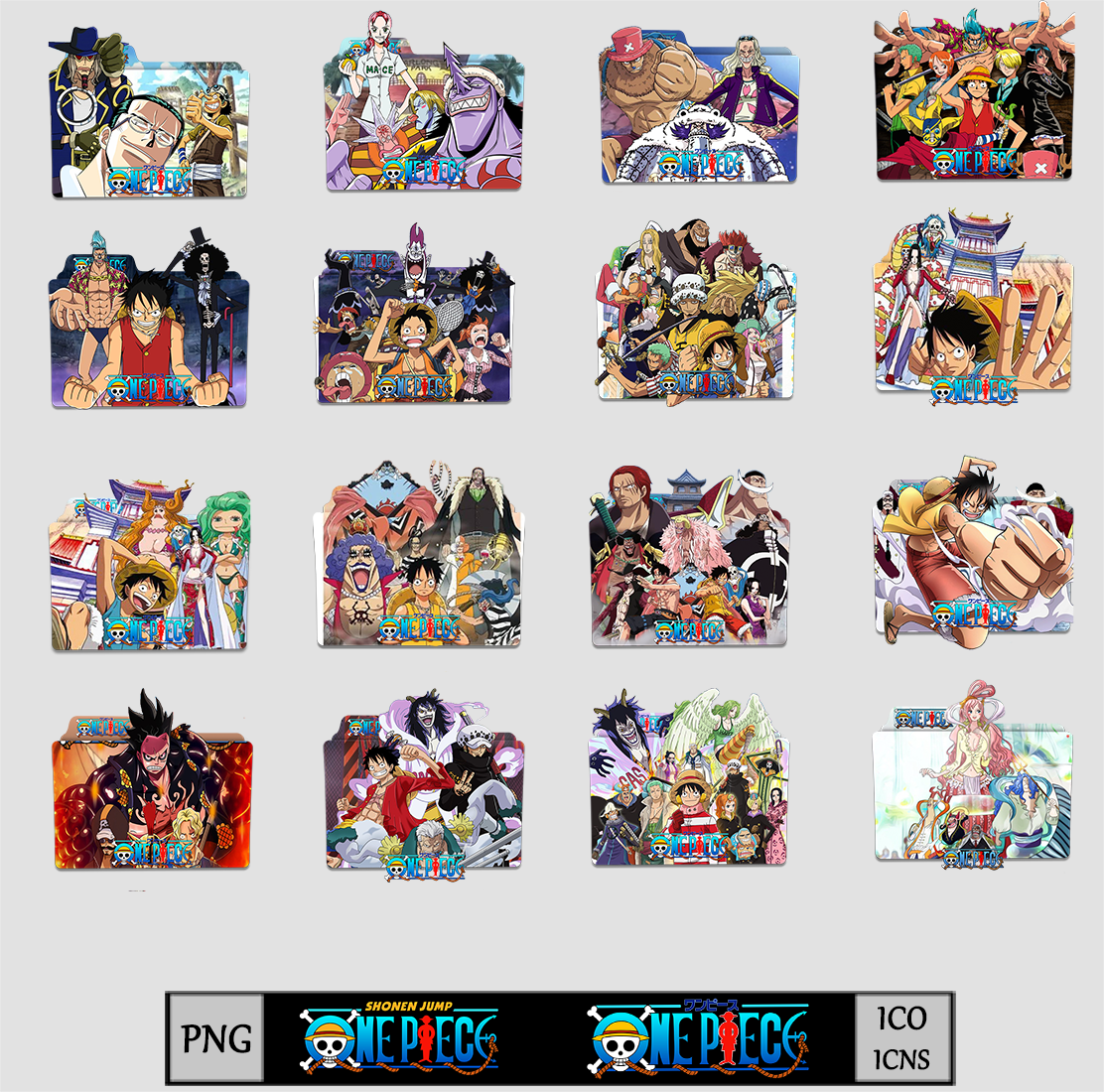 One Piece Arc Folder icons 5 (H) by Meyer69 on DeviantArt