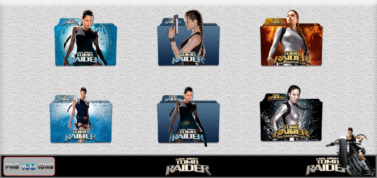 Lara Croft Tomb Raider Folder icon pack by Meyer69 on DeviantArt