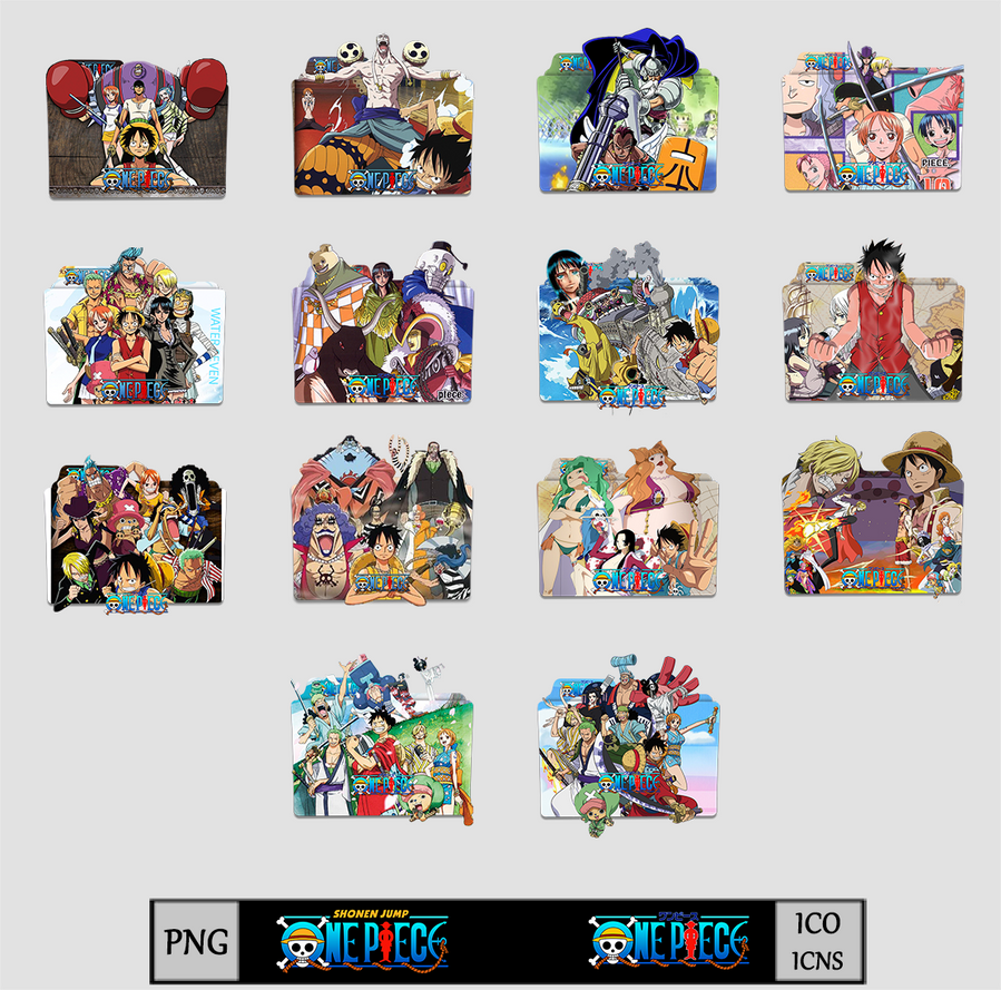 One Piece Folder icon pack 6 by Meyer69 on DeviantArt