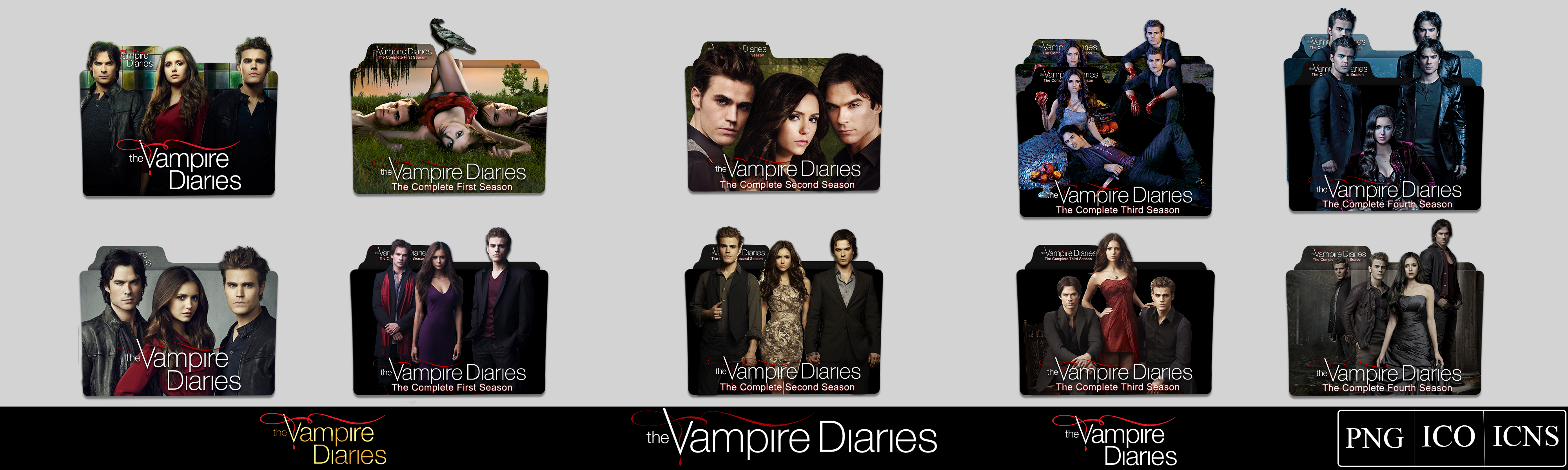 The Vampire Diaries (2009-2017) Folder icon pack by Meyer69 on DeviantArt