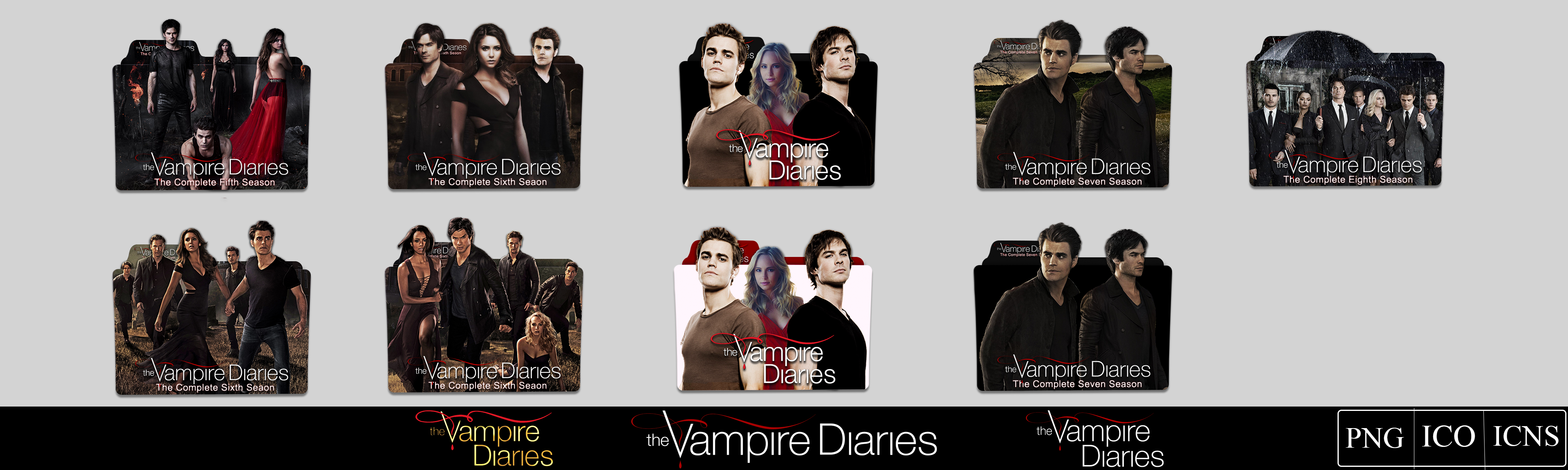 The Vampire Diaries (2009-2017) Folder icon pack 2 by Meyer69 on DeviantArt