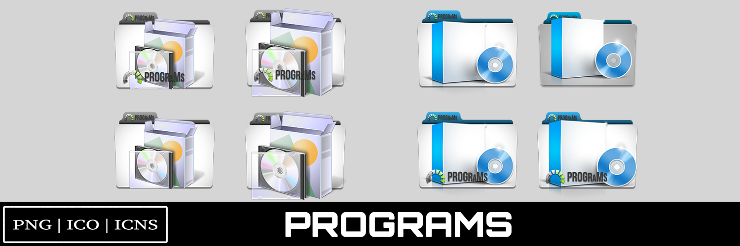 Programs (Misc) Folder icon pack by Meyer69 on DeviantArt