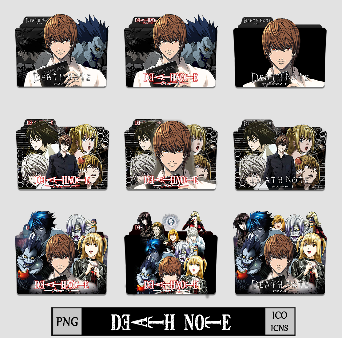 DEATH NOTE Folder icon pack by Meyer69 on DeviantArt