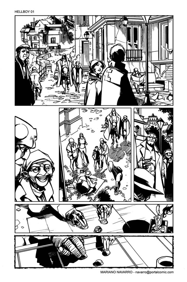 Hellboy sample 01 by MarianoNavarro on DeviantArt