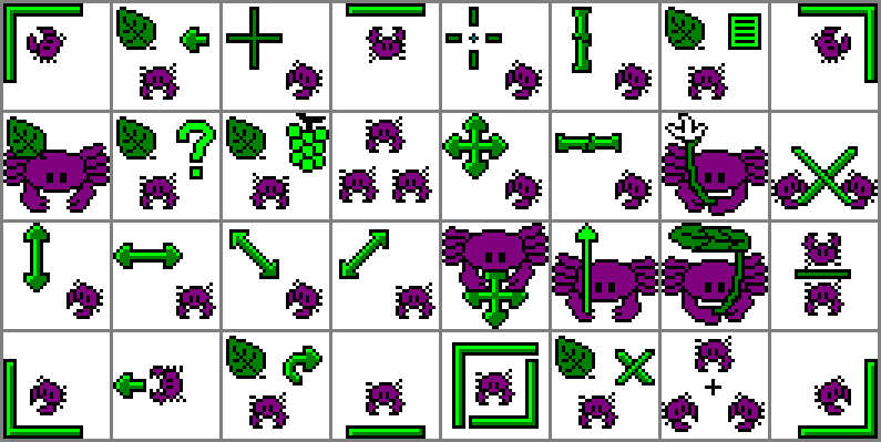 Crab Leaf Linux Cursor Purple by Nekomarunosuke on DeviantArt