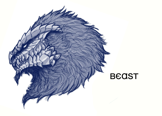 Blue Beast by TasteTheCrazySyringe on DeviantArt