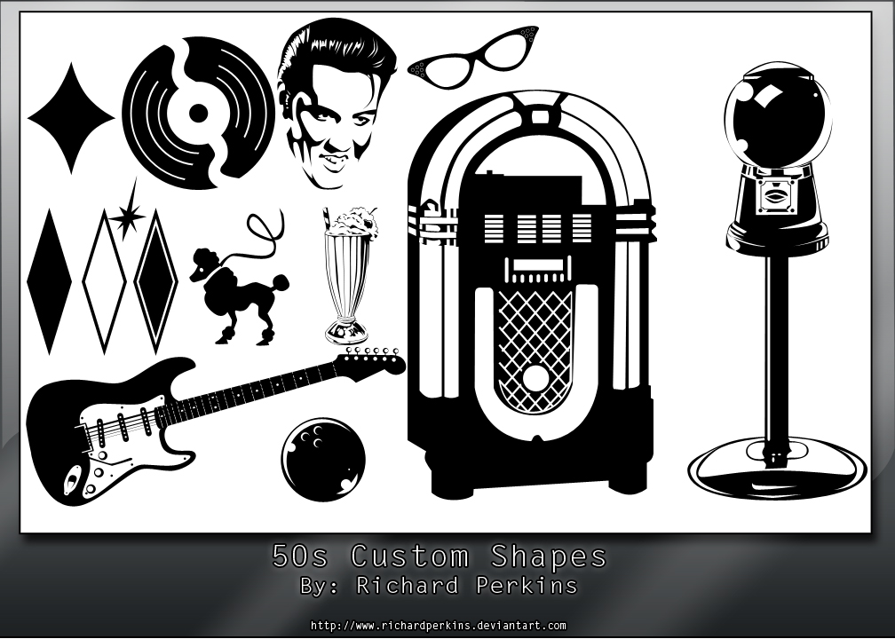 50s Custom Shapes Pack by richardperkins on DeviantArt