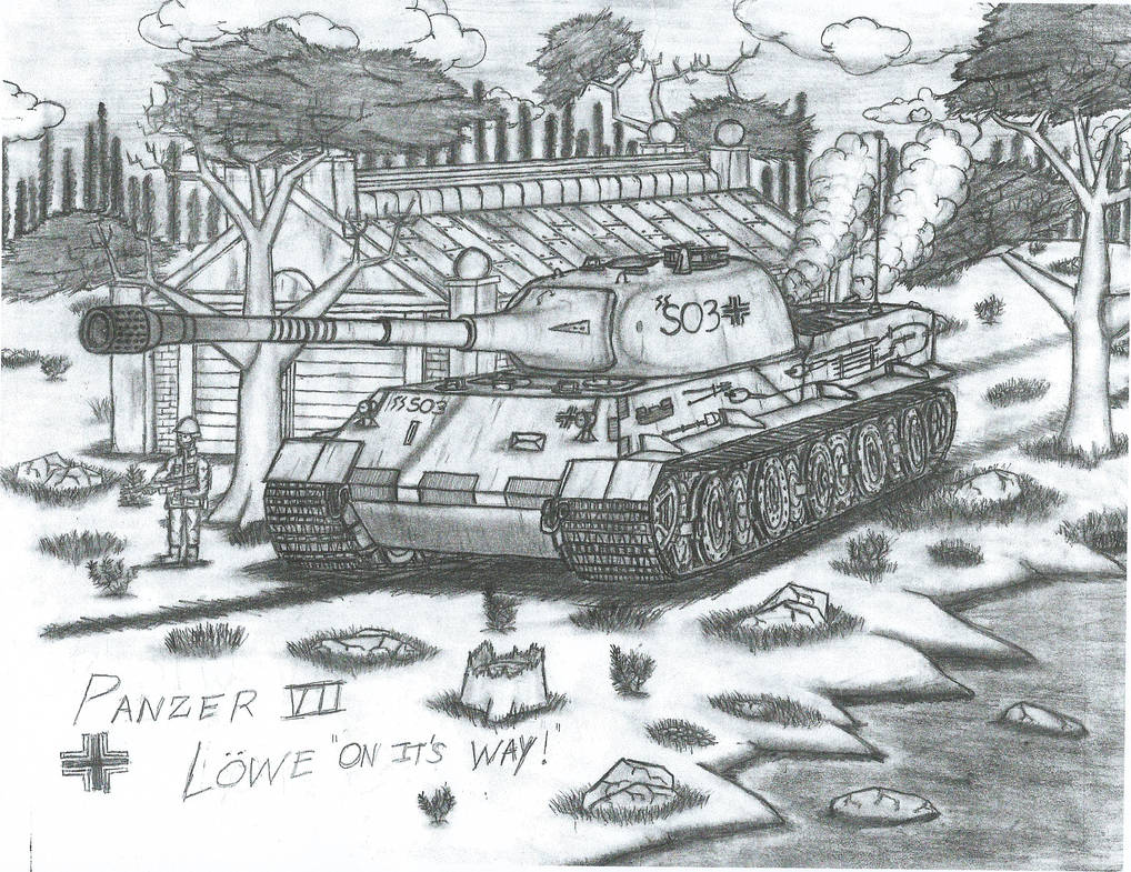 Panzer VII Lowe On its way! by WULF-1045 on DeviantArt