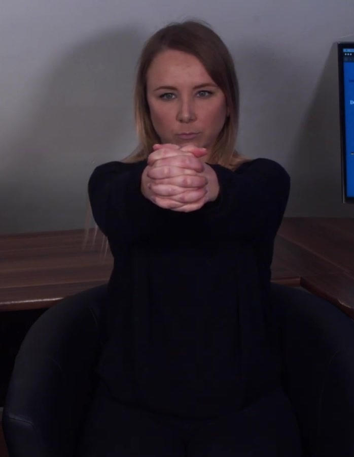 Blonde German Yvonne hand clasp induction by HypnoRaven on DeviantArt