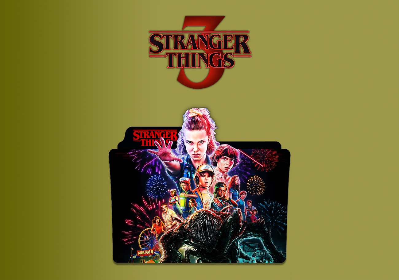 Stranger Things Season 3 Folder Icon V2 by MohamedZaeem on DeviantArt