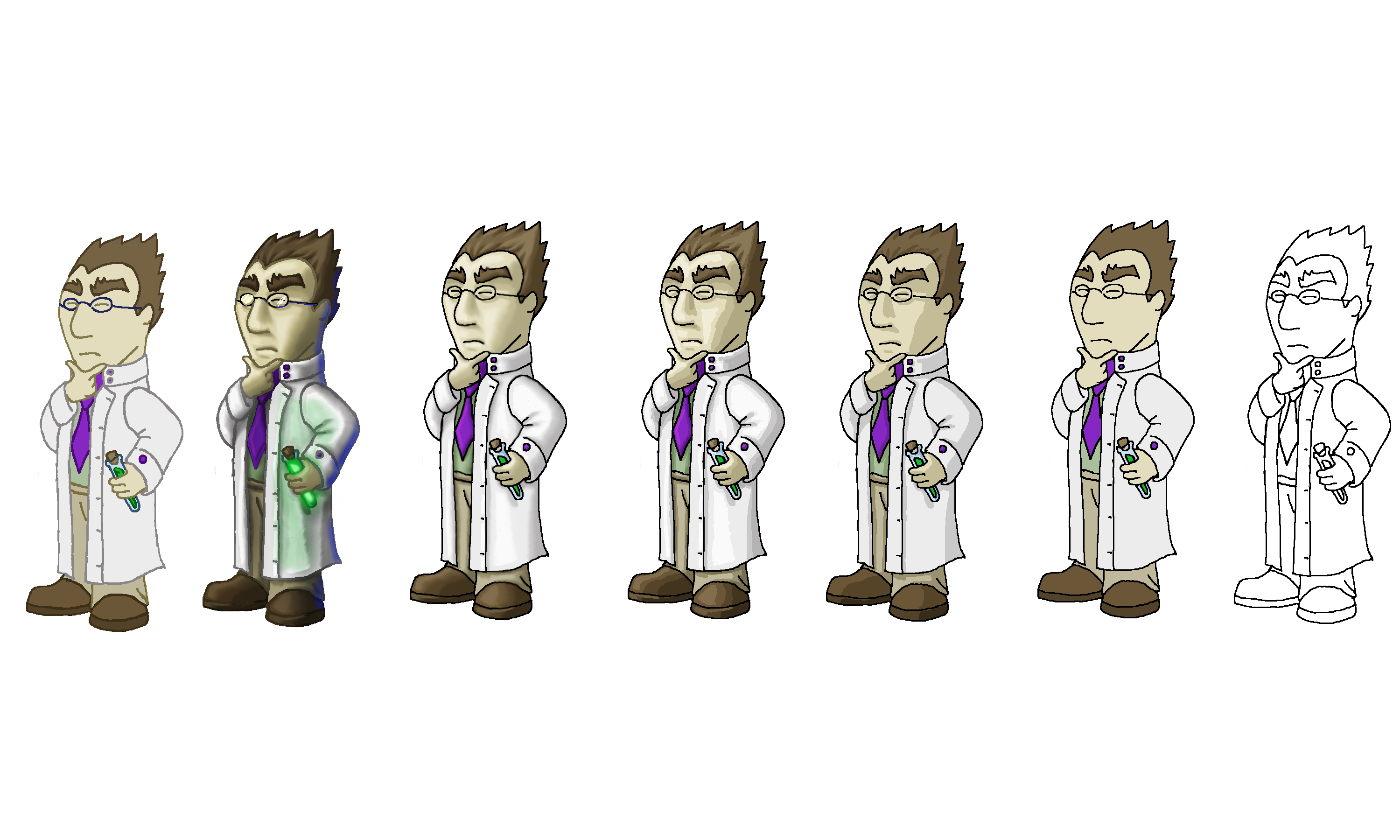 Scientist Cartoon by justinmanas on DeviantArt