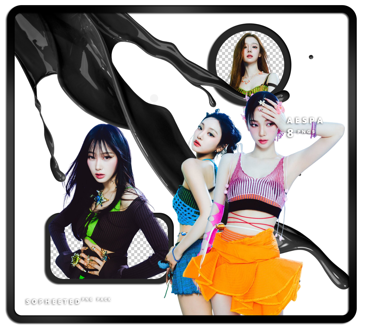 AESPA png pack by sopheeted by sopheeTed on DeviantArt