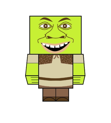Shrek cubeecraft by melopruppo on DeviantArt