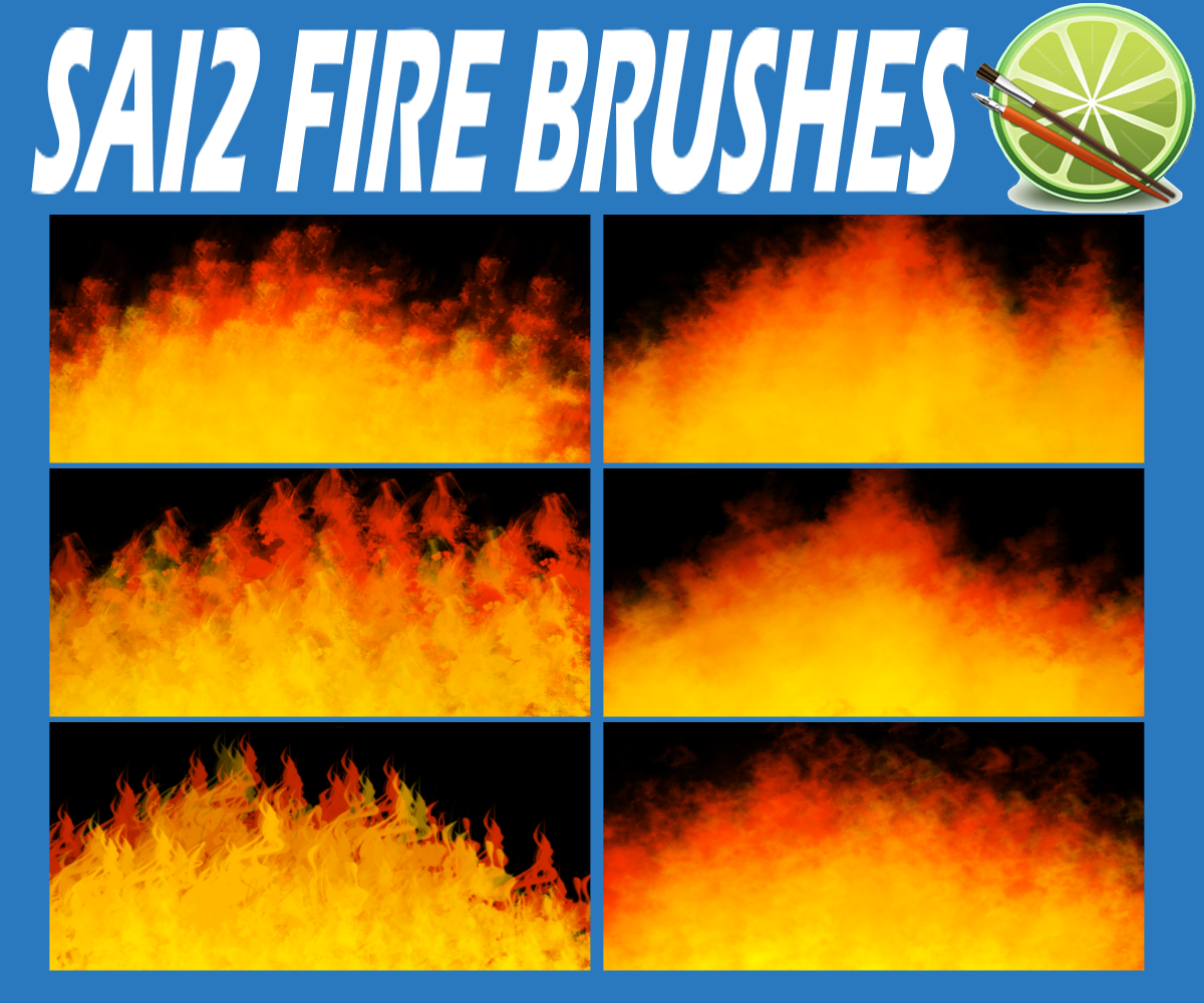 Sai2 fire brushes by alexa223344 on DeviantArt