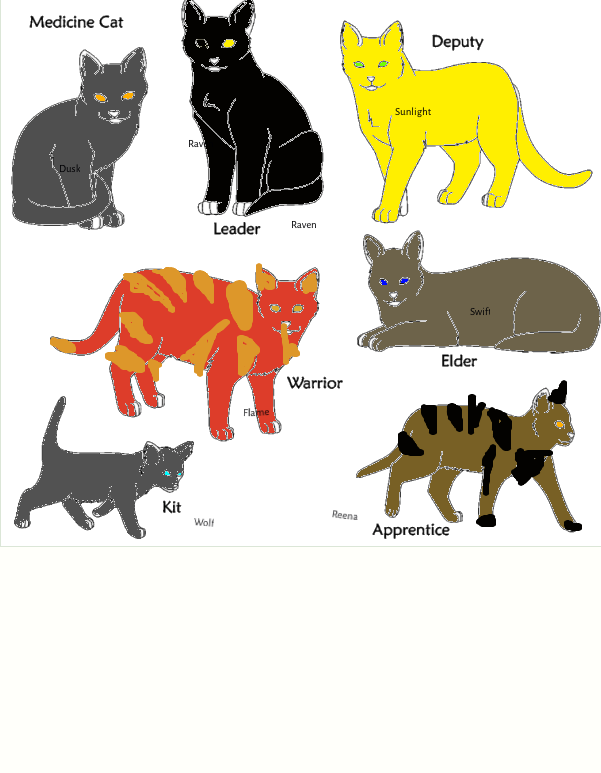Warrior Cats Rouge Band by WaffleKatz101 on DeviantArt