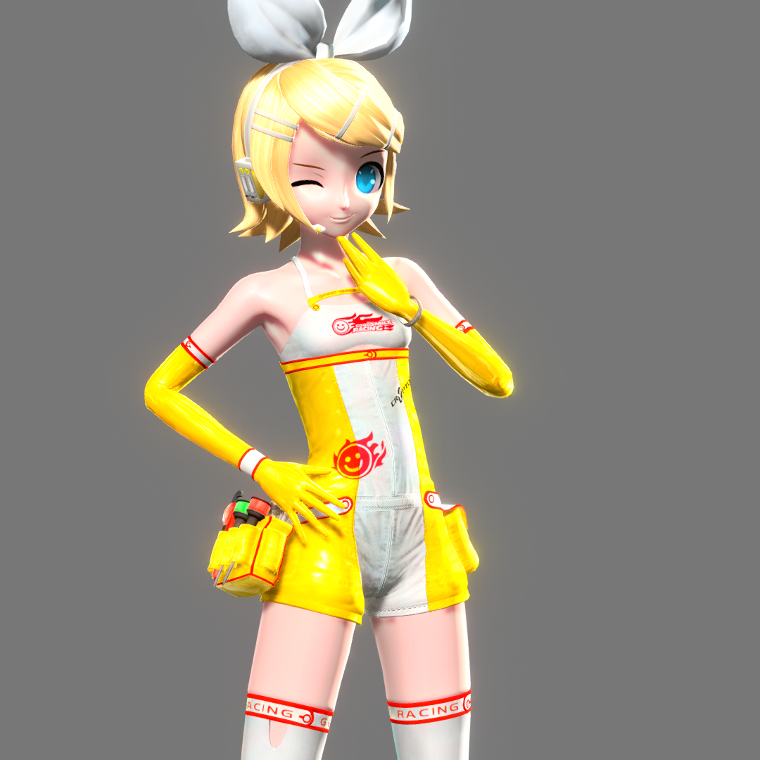 MMD PDFT Racing Rin Download by GrizInuzuka on DeviantArt