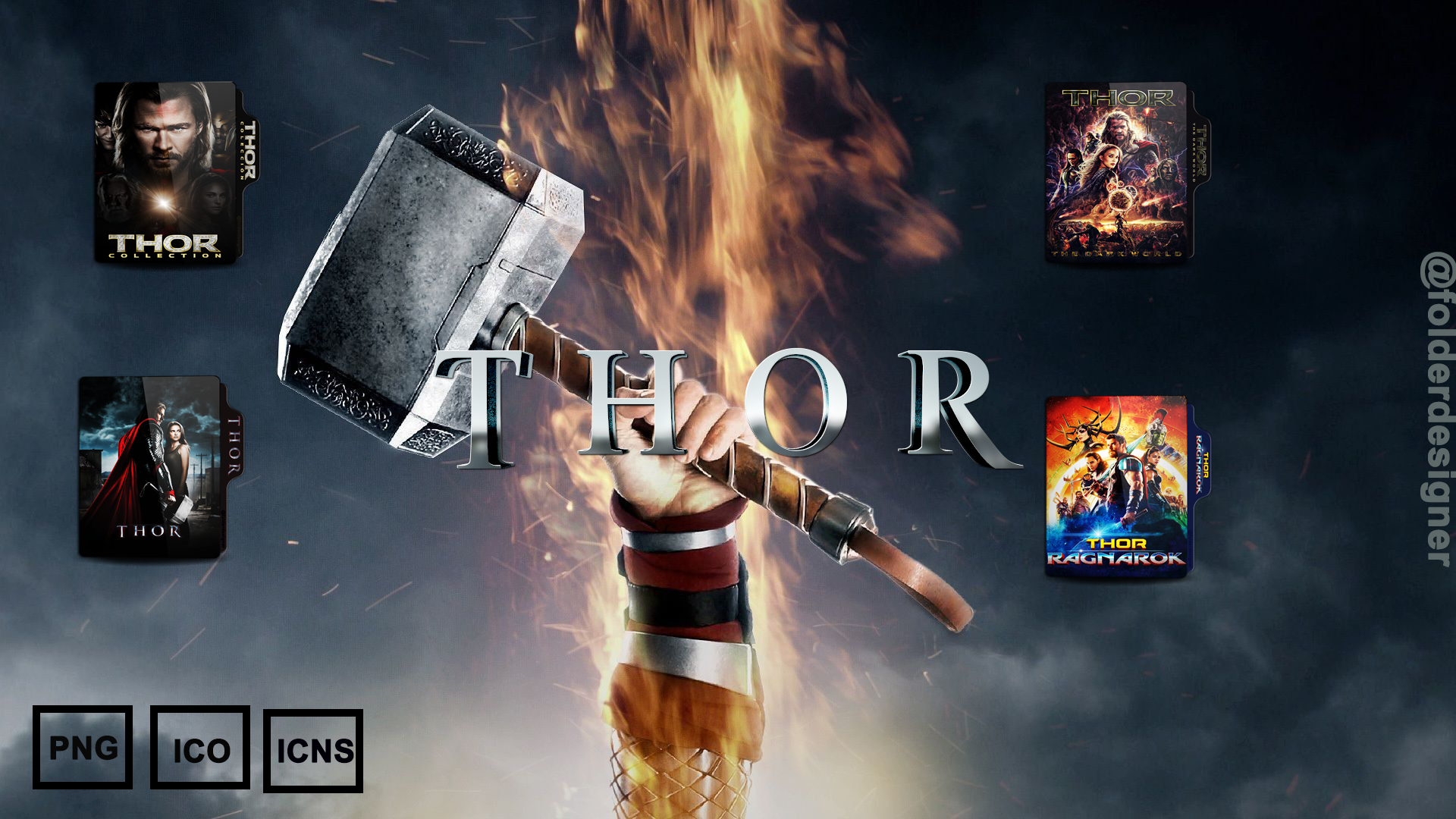 Thor Folder Icon by folderdesigner on DeviantArt