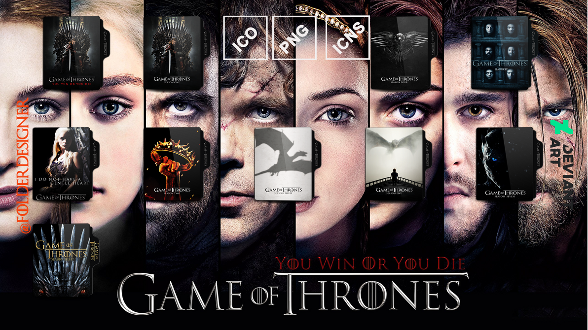 Game of Thrones Folder Icon Set v2 by folderdesigner on DeviantArt