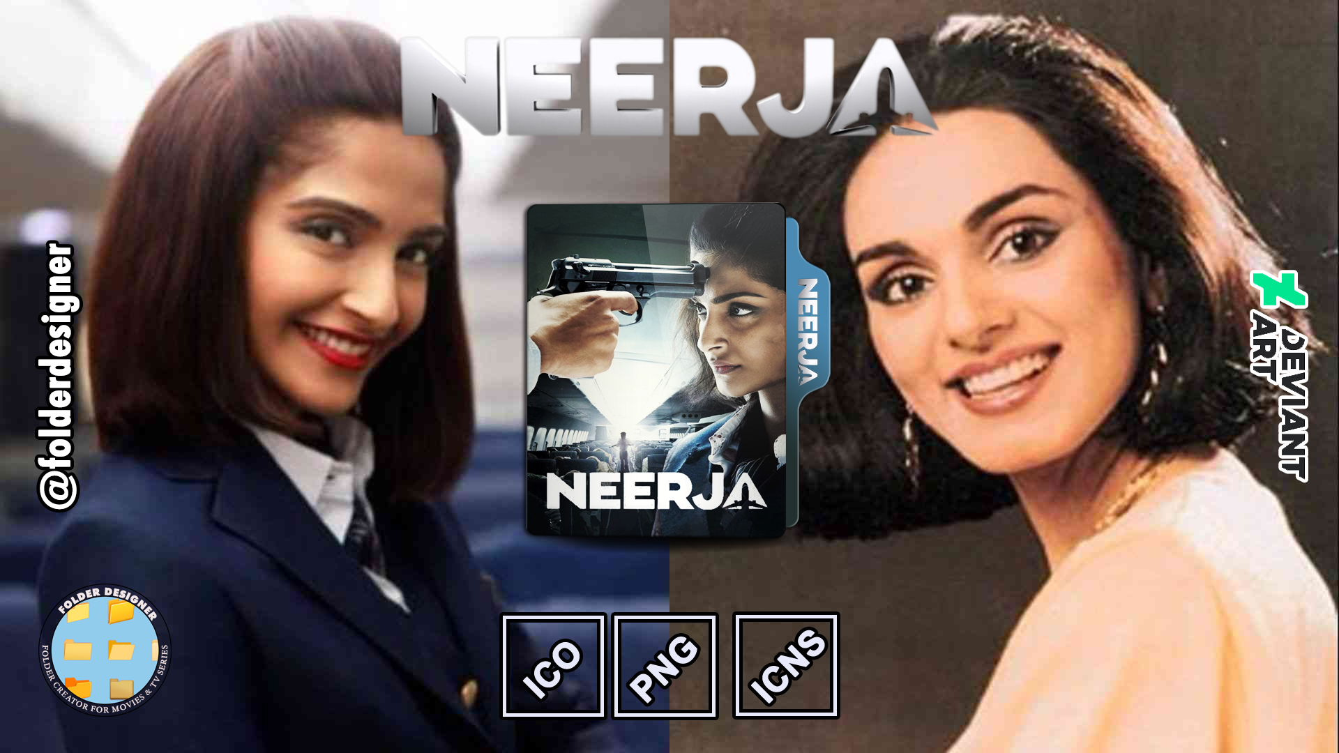 Neerja (2016) Folder Icon by folderdesigner on DeviantArt