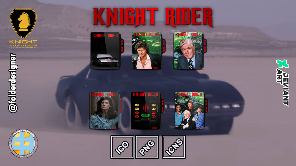 Knight Rider V1 1982 1986 Folder Icons By Folderdesigner On Deviantart