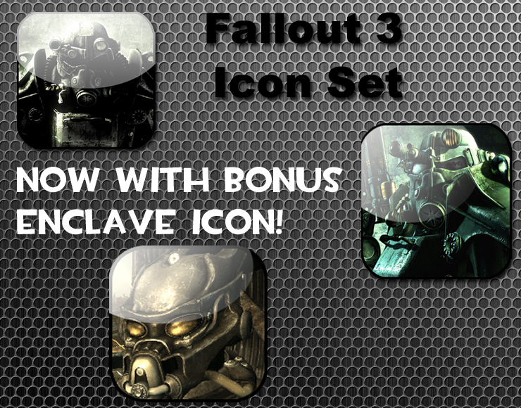 Fallout 3 Icons Set by WingedTurt1e on DeviantArt