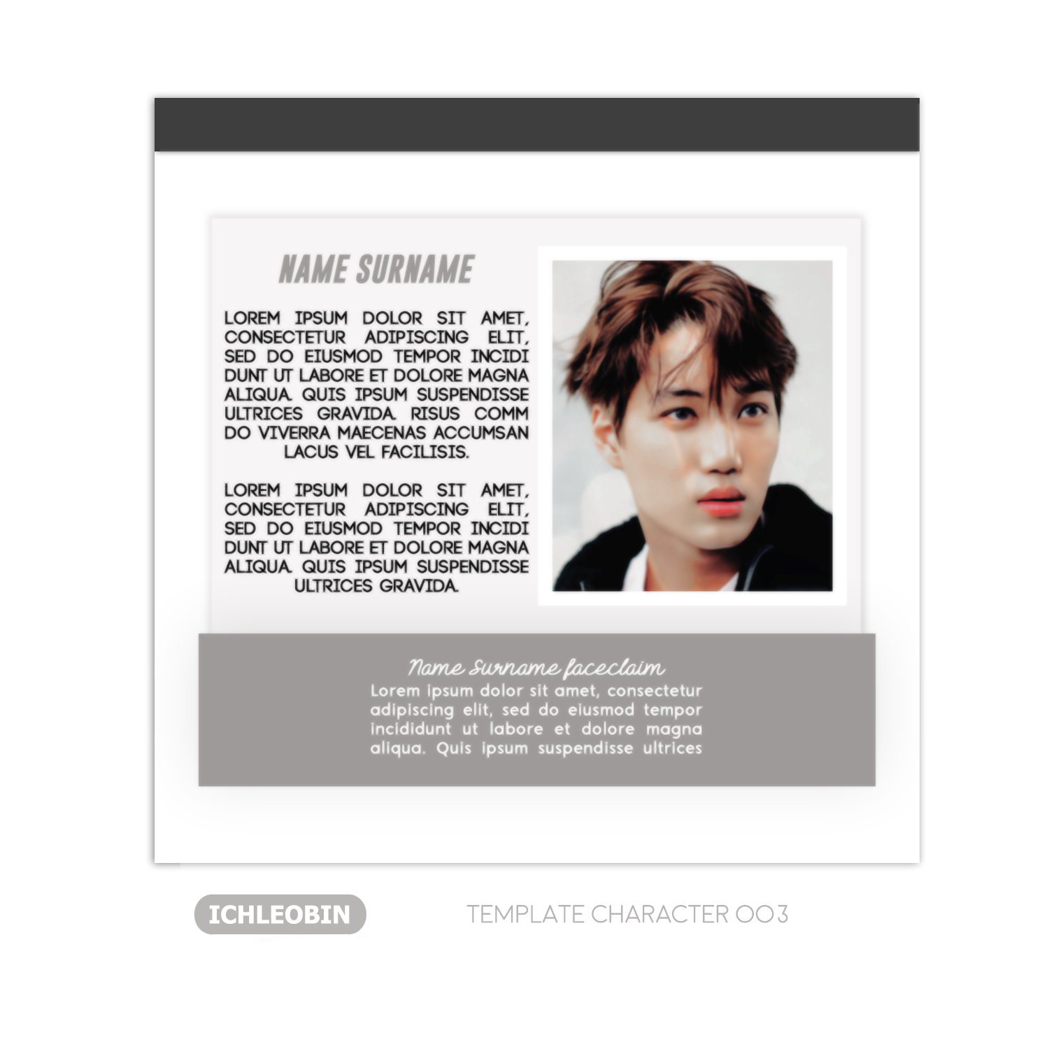 OO3 character template. by ichleobin on DeviantArt