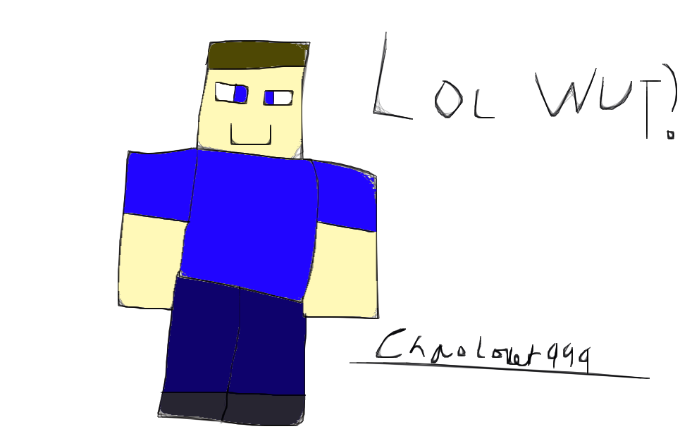 Minecraft Guy by ChaoLover999 on DeviantArt