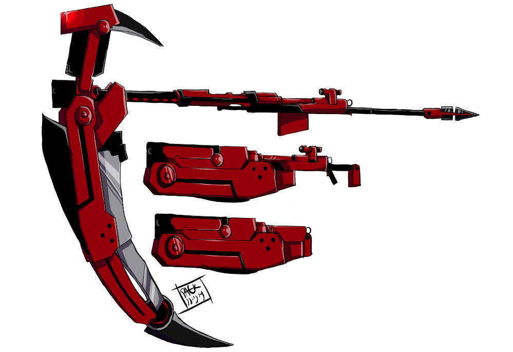Ruby Rose's weapon by LightningandElectro on DeviantArt