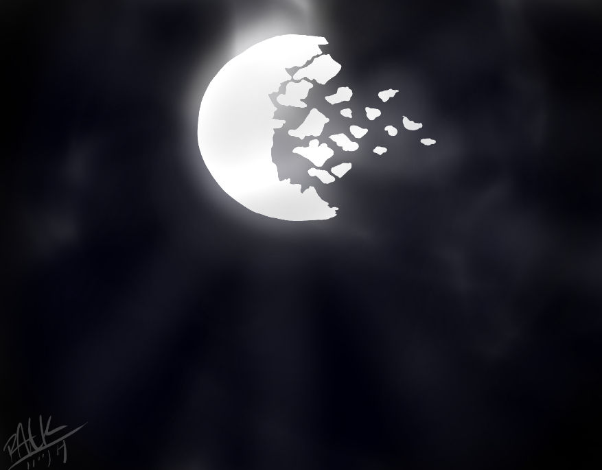 Shattered moon by LightningandElectro on DeviantArt