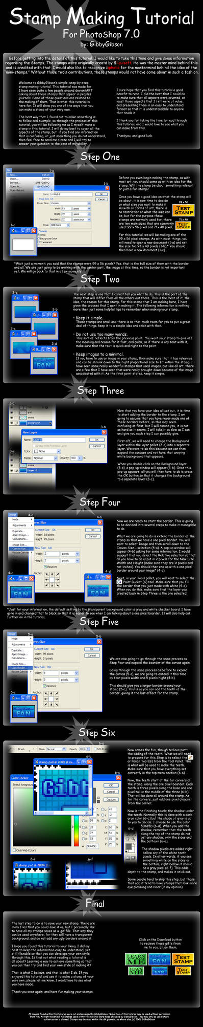 Stamp Making Tutorial by GibbyGibson on DeviantArt