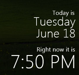 Simple Date and Time for Rainmeter by Kuteghin on DeviantArt