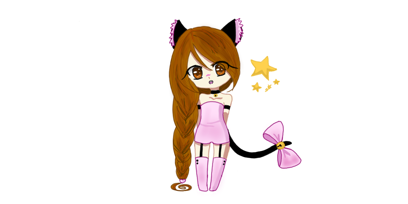 Chibi Neko by Dariasirene on DeviantArt