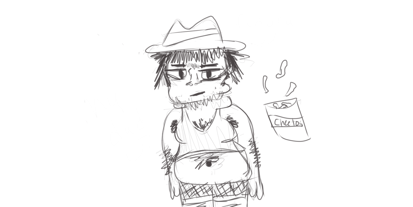 Fat guy with a fedora by ImTrashBro on DeviantArt