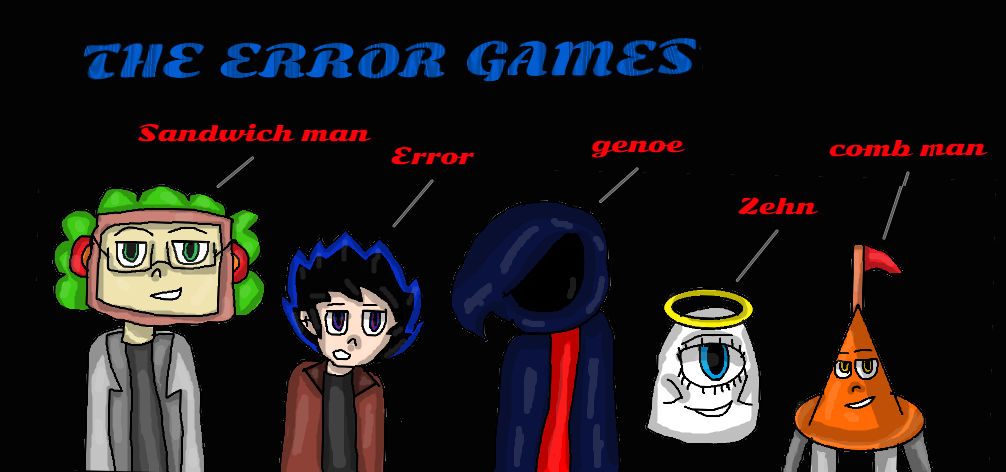 The error games characters designs #1 by Undertimesans on DeviantArt