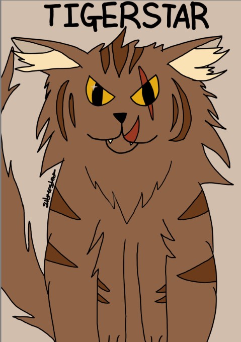 Tigerstar Warrior Cats by silverstar1704 on DeviantArt