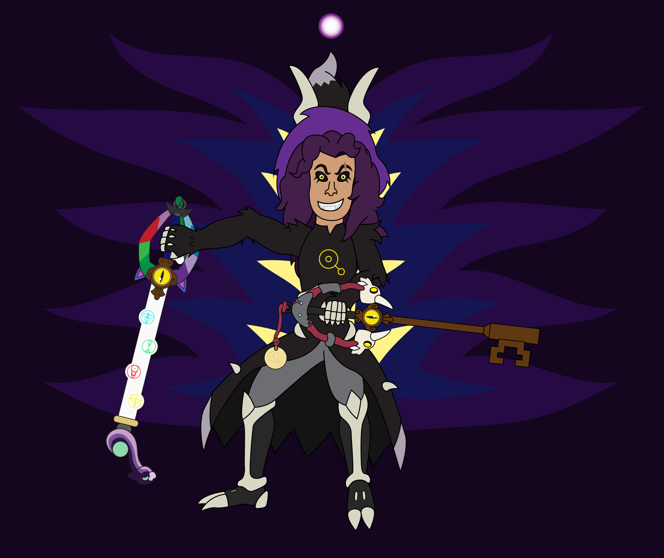 Titan Luz Dual Wielding Keyblades by WilyGryphon on DeviantArt