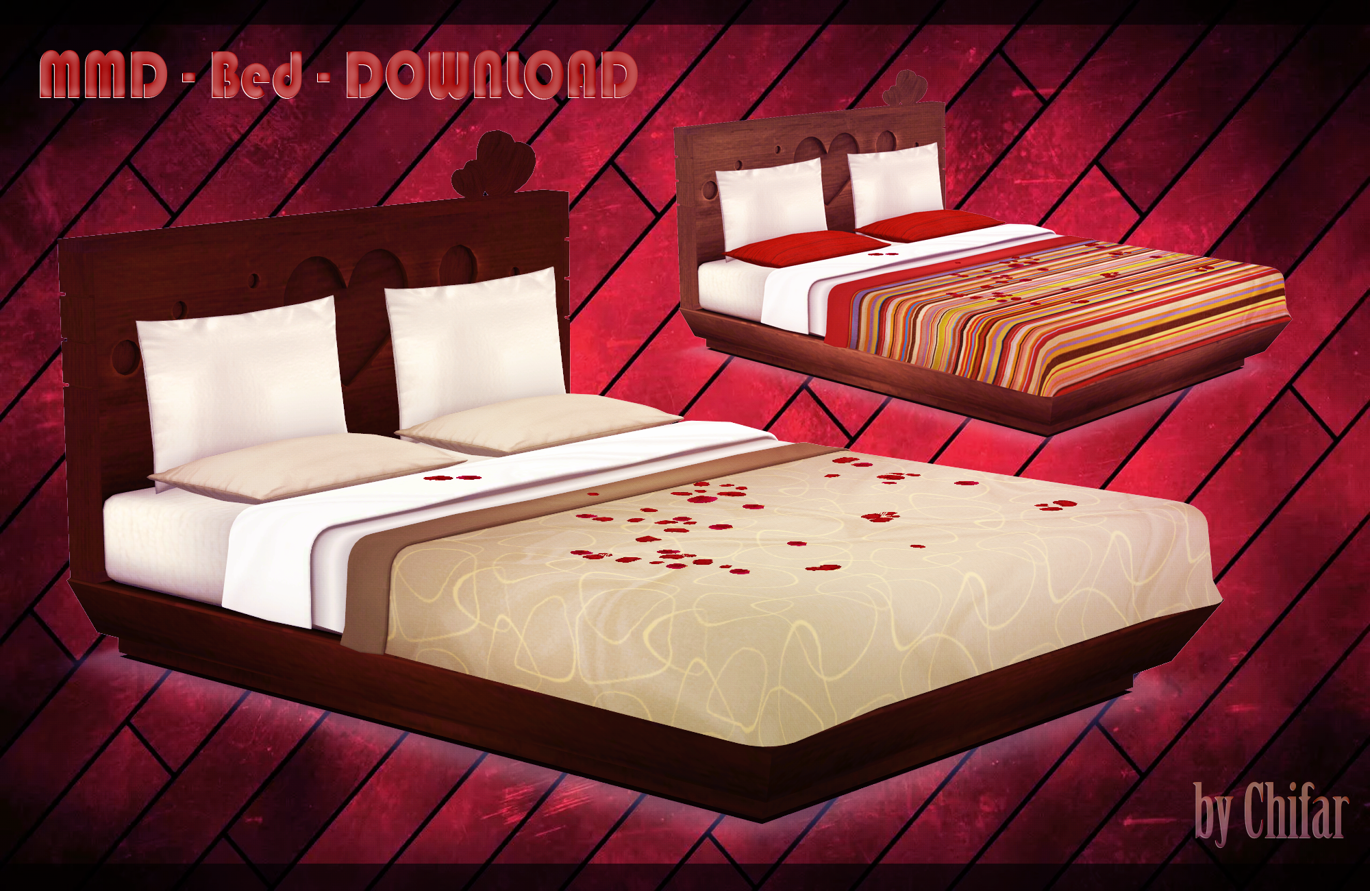 [MMD] Mstar FurnitureBedCouple - DOWNLOAD by Chifar on DeviantArt