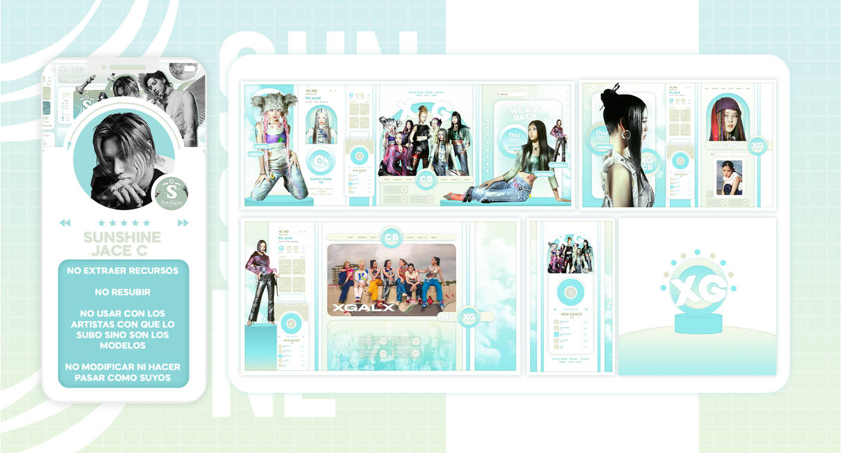 Template Pack Xg Sunshinejc by SunshineJaceC on DeviantArt