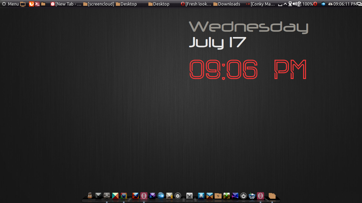 Fresh look Conky by speedracker on DeviantArt